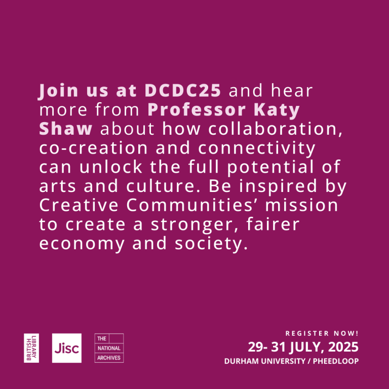 Prof Katy Shaw to keynote Discovering Collections, Discovering ...